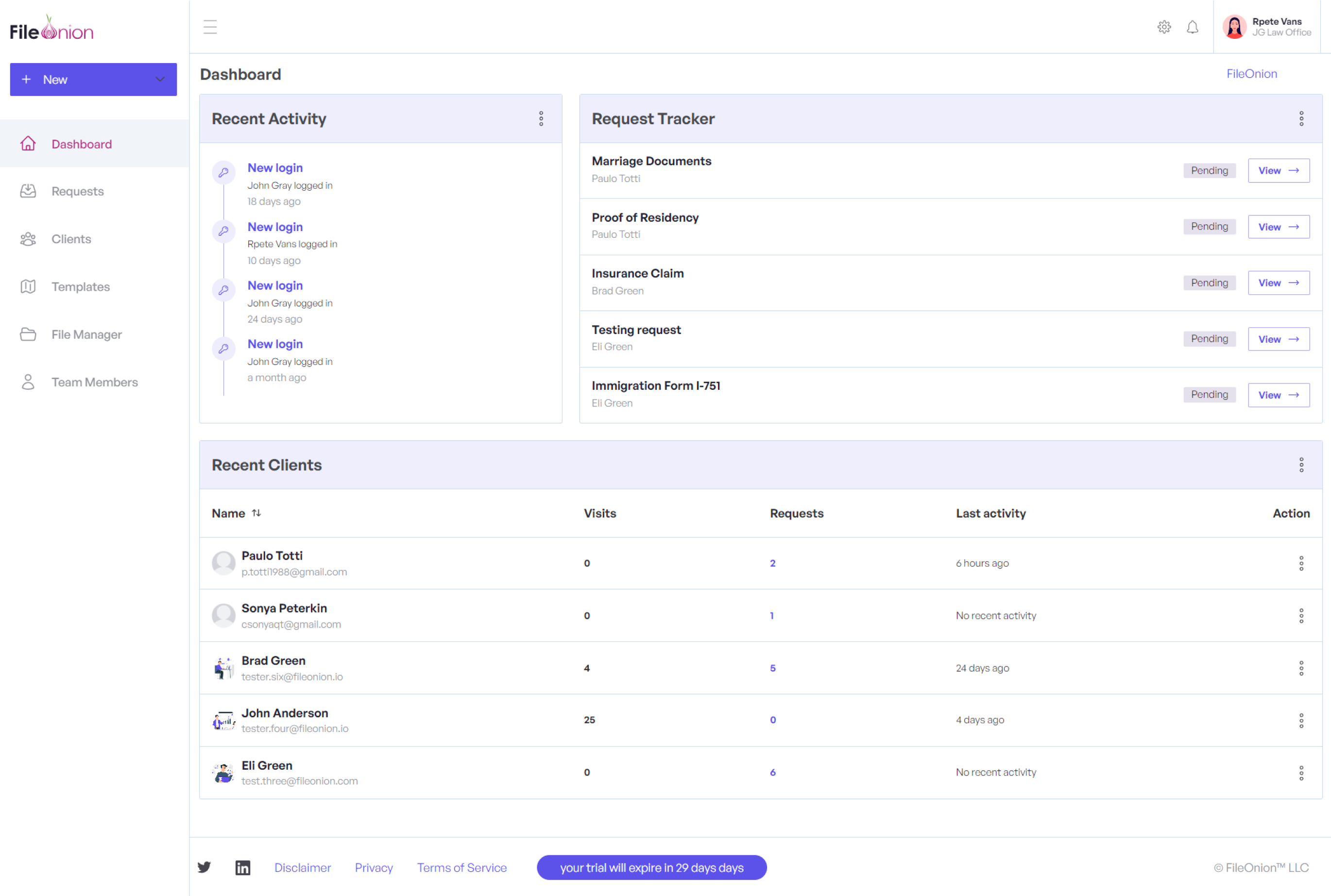 Features | FileOnion